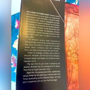 Other | Night Film Book By Mariahs Pessl Epic Novel Thriller Goth ...